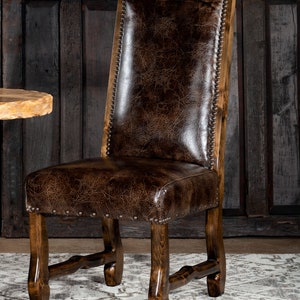 Axis Hide Dining Chair | Fine Leather Furniture - Etsy