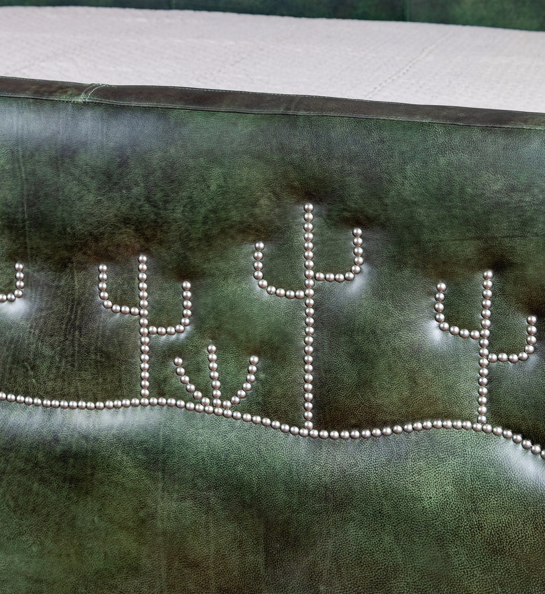 Legends Cacti Bed | Full Grain Leather | American Made - Etsy