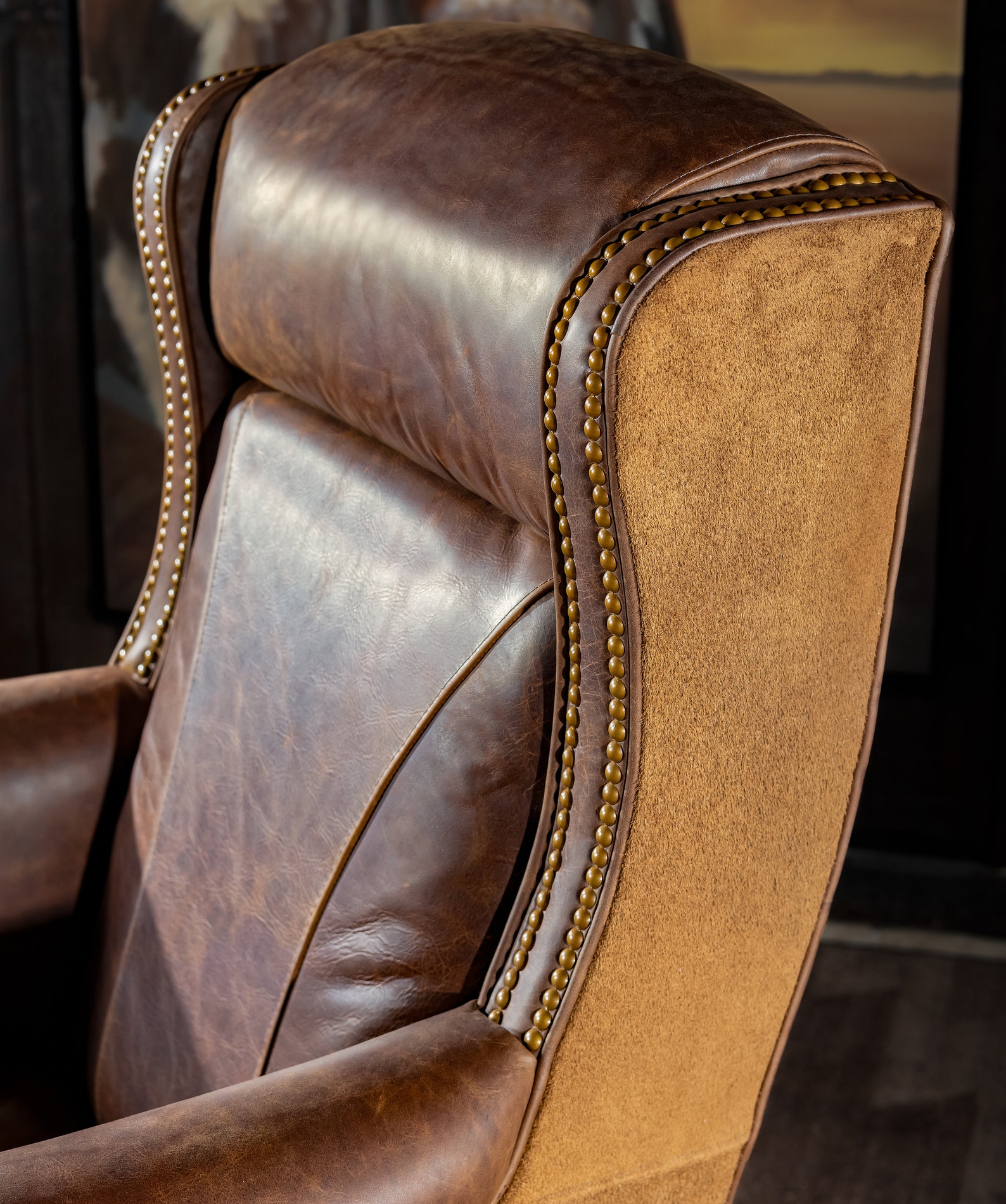 True Grit Executive Desk Chair | Full Grain | American Made - Etsy