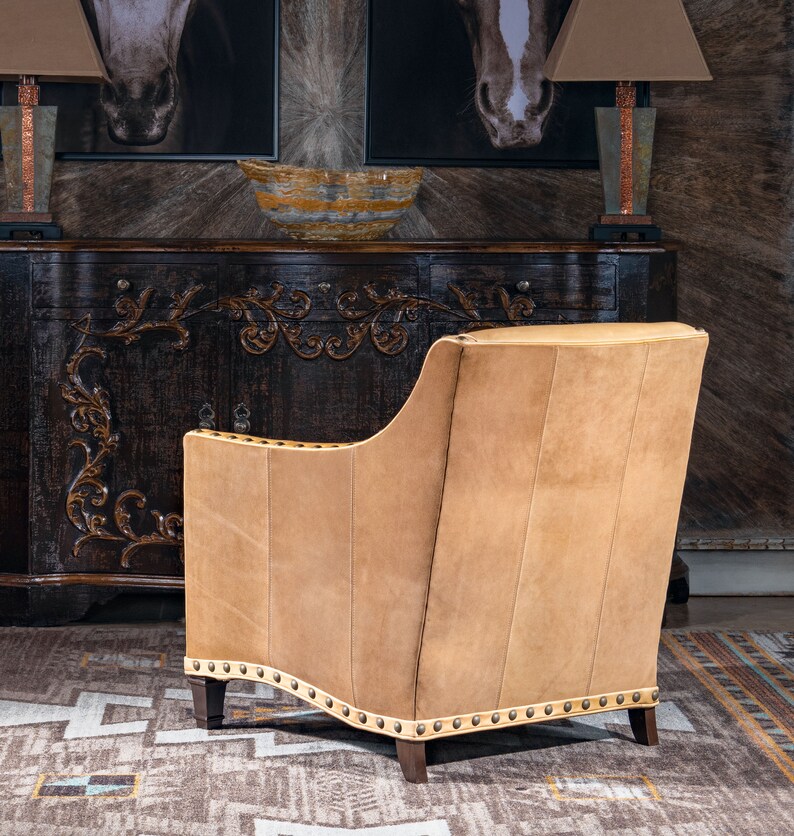 Palomino Boot Stitch Chair | Full Grain Leather | American Made | 8 Way ...