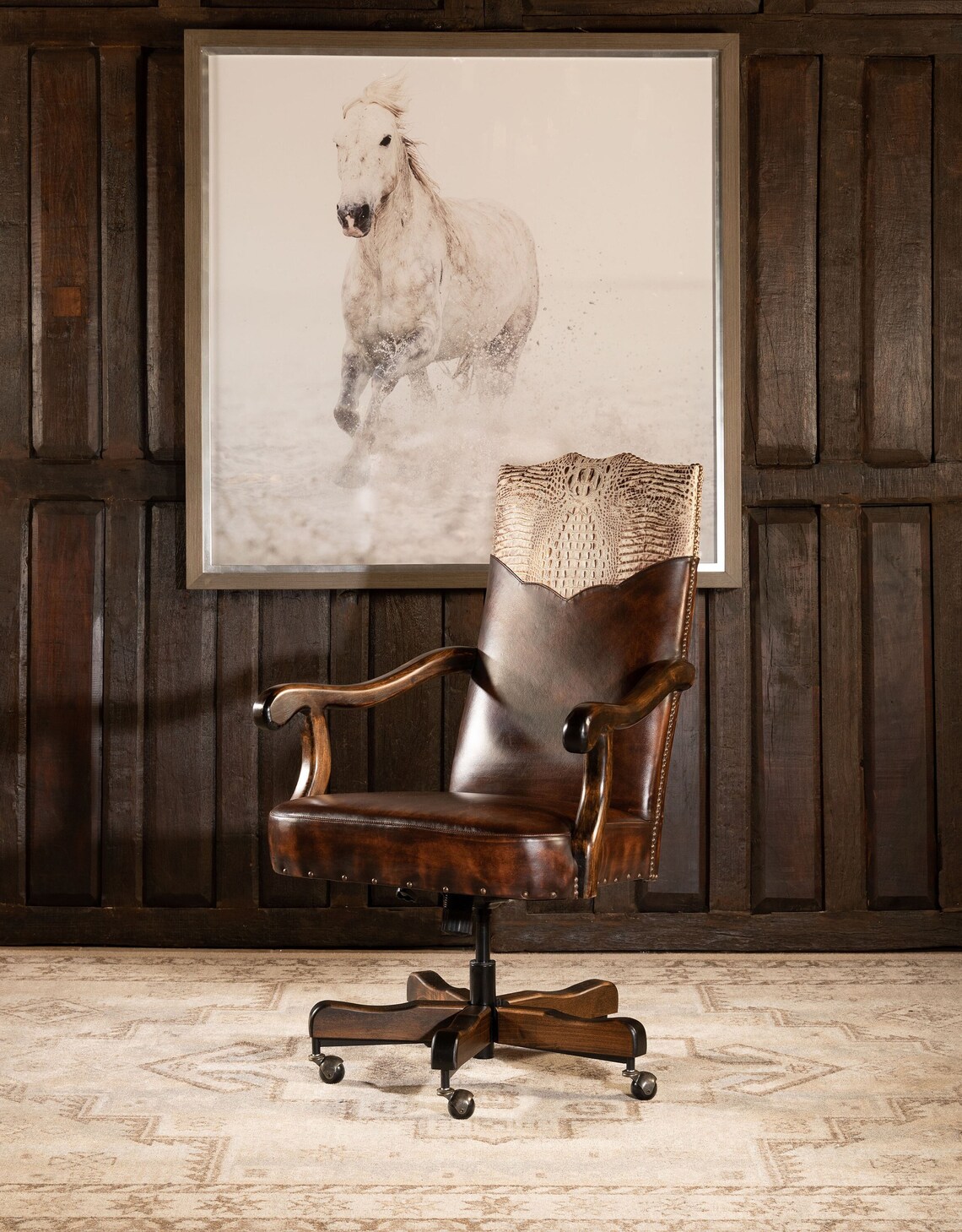 Aryanna Office Chair | Fine Furniture | American Made - Etsy