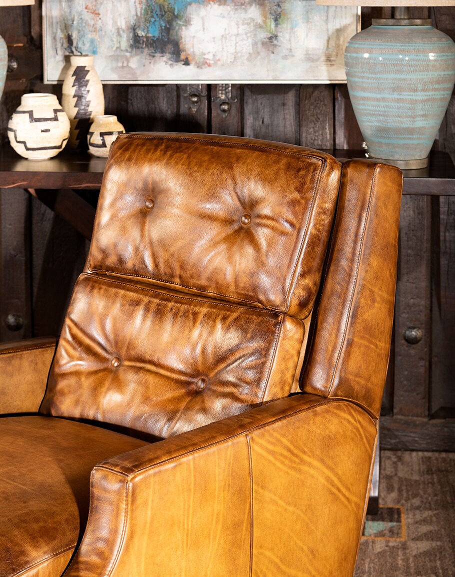 Saddleback Leather Recliner | Tan | Distressed | Bustle Back | American ...