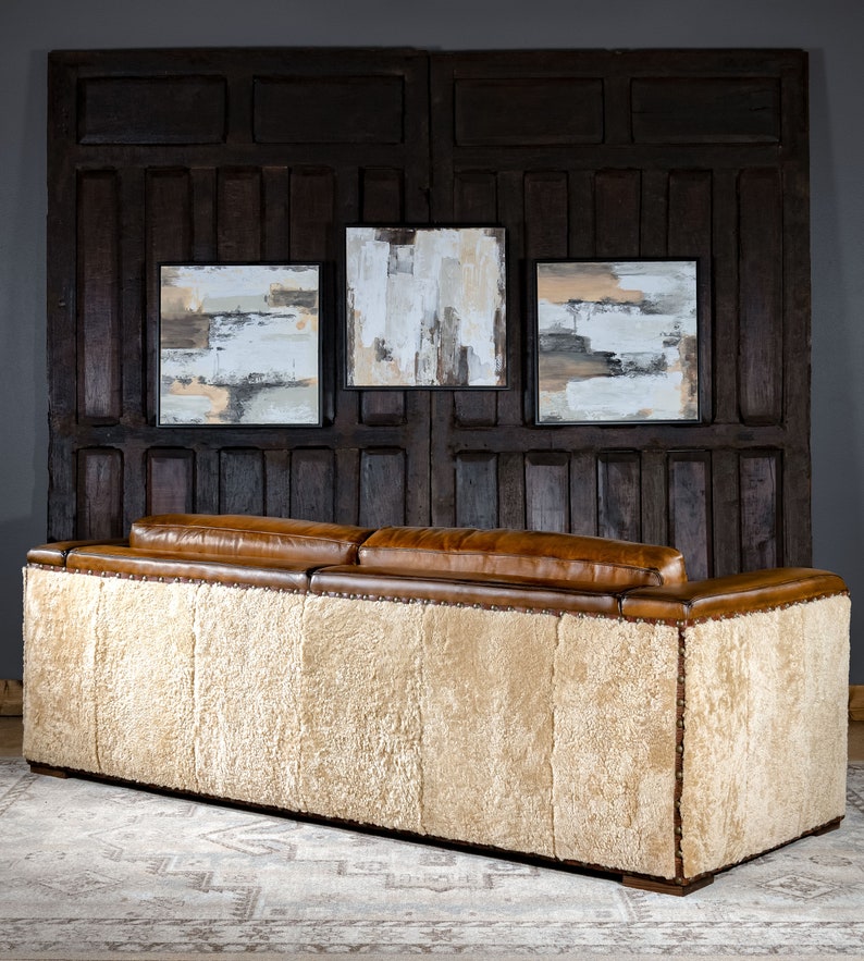 Cowboy Architect Sofa Modern Rustic American Made High Quality Full ...