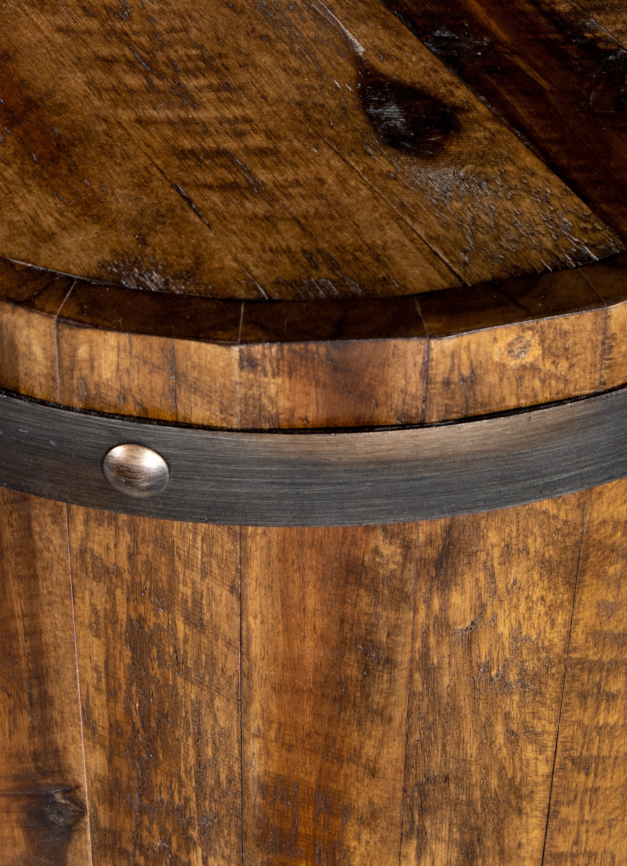 Ceylon Side Table | Uttermost | #25327 | Barrel End Table | Wood ...