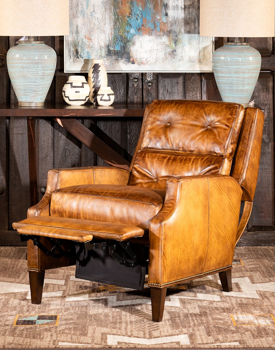 Saddleback Leather Recliner | Tan | Distressed | Bustle Back | American ...