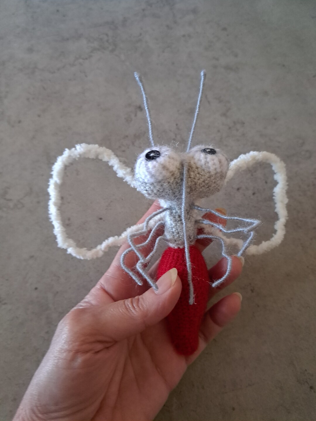 Amigurumi Crochet Mosquito Brooch Insect Pin Bug Jewelry - Etsy