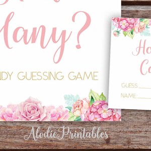 Baby Shower Guess Game, Guess How Many, Baby Shower Games Printable ...
