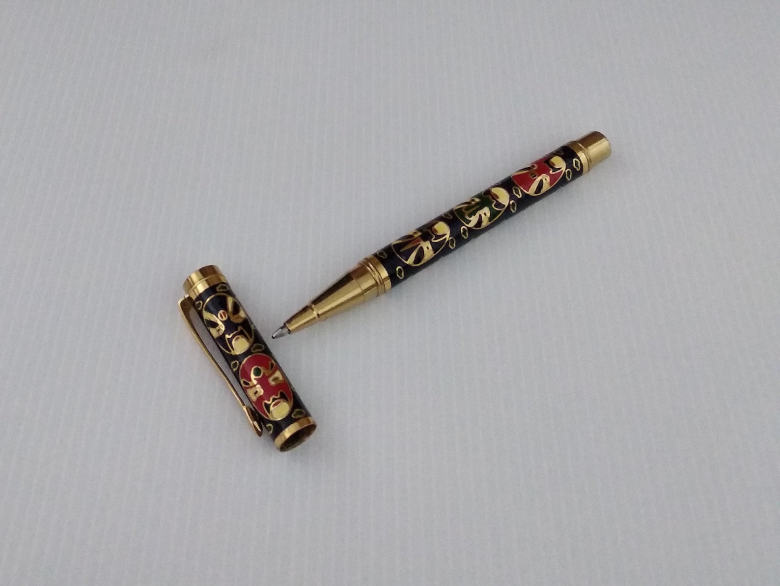Vintage Beijing Opera Mask Ballpoint Pen,hand-painted Chinese Theatre ...