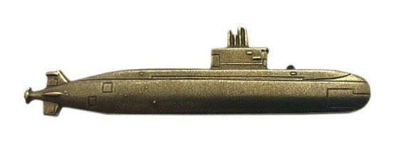 Russian Navy Submarine Fleet Project 677 Lada Brass Pin | Etsy
