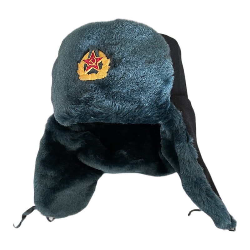 Blue Ushanka - Etsy