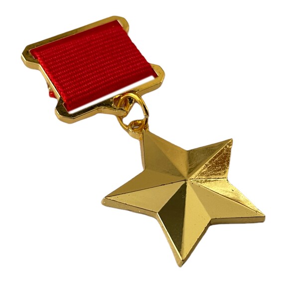 Hero of the Soviet Union Gold Star Highest Soviet Medal USSR | Etsy