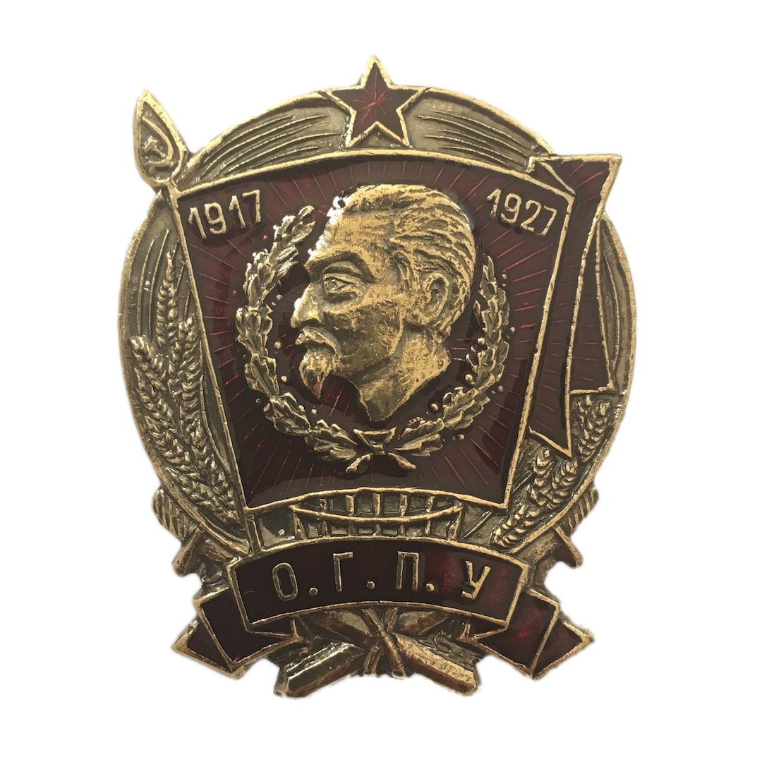Felix Dzerzhinsky OGPU 1917-1927 State Security KGB Russian Brass Screw ...