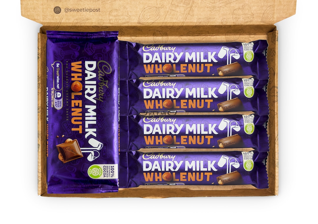 Cadbury Dairy Milk Wholenut Hamper: Chocolate Gift Box - Etsy UK