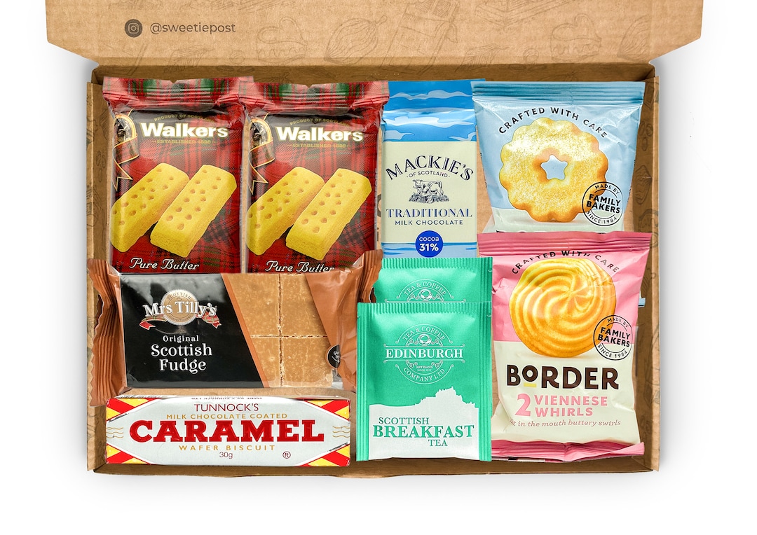Scottish Food Gift Box: Tunnock's, Walkers Shortbread Hamper - Etsy UK