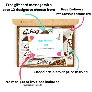 Handmade Galaxy Chocolate Gift Box With Free Personalisation - Etsy UK
