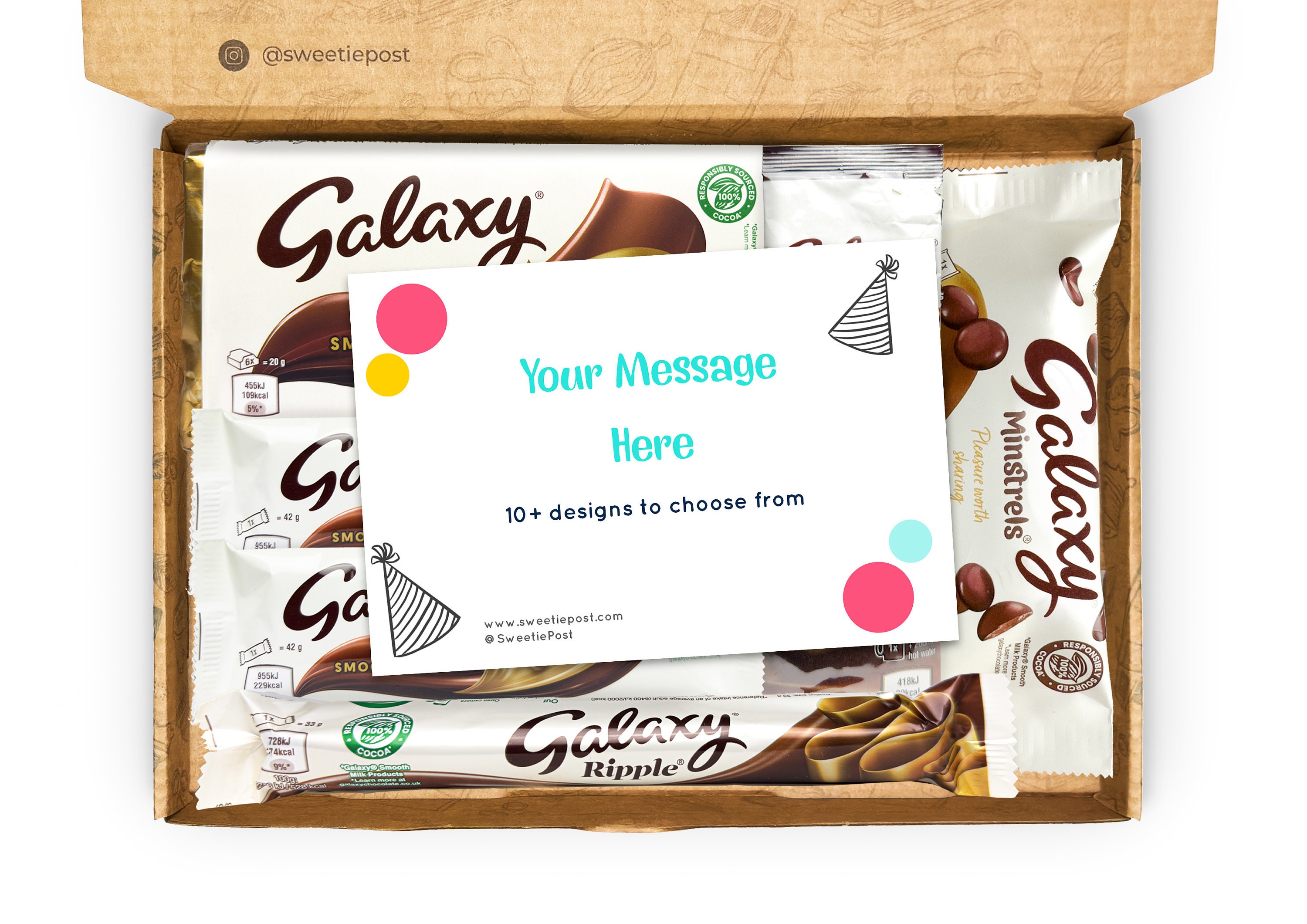 Galaxy Chocolate Gift Box: Letterbox Present - Etsy UK