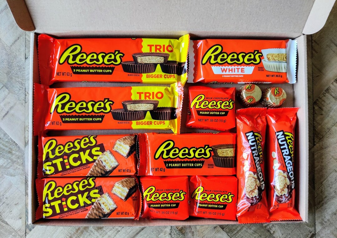 Reeses XL Gift Box | Handmade Reese's Hamper | Reeces Chocolate Present ...