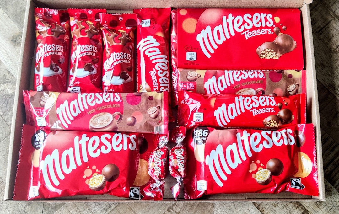Malteser Christmas Gift Box Handmade Malteser Letterbox - Etsy UK