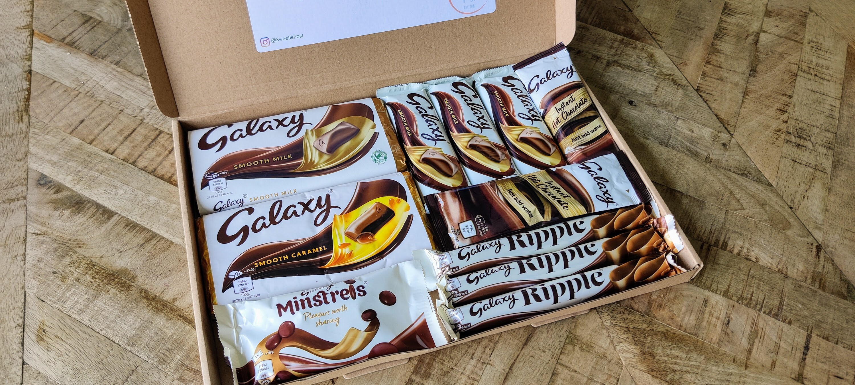 Galaxy chocolate box store