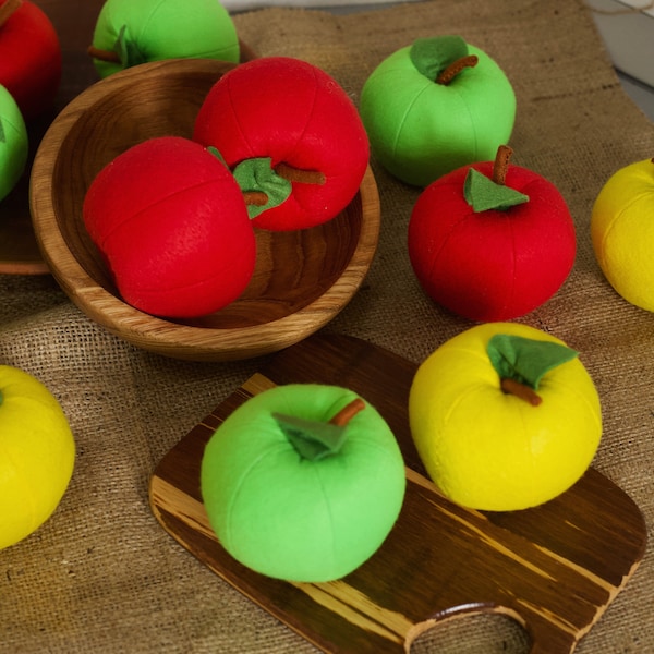 Fake Apples for Play - Etsy