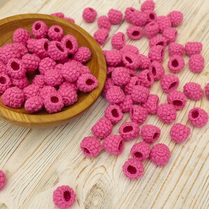 Raspberry Play Food crochet Berries Fruit Pretend Play Kids - Etsy