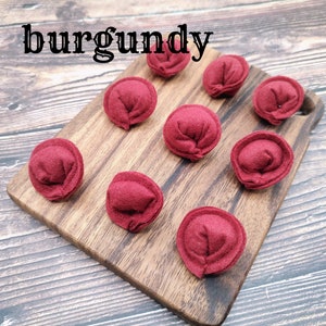 Pasta Tortellini Colored Play Food (felt Food, Pretend Play Kids ...