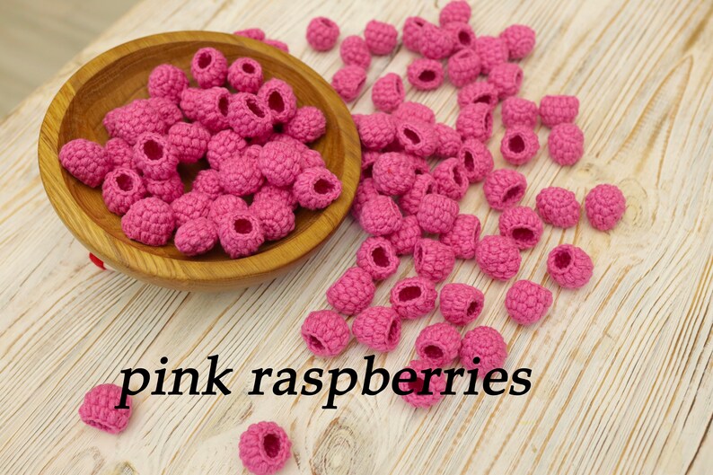 Raspberry Play Food crochet Berries Fruit Pretend Play Kids - Etsy