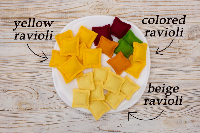 Pasta Set Play Food felt Food Pretend Play Kids Kitchen - Etsy