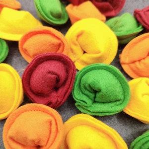 Pasta Tortellini Colored Play Food (felt Food, Pretend Play Kids ...