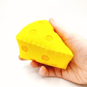 Head of Cheese Play Food (felt Food, Pretend Play Kids Kitchen, Plush ...