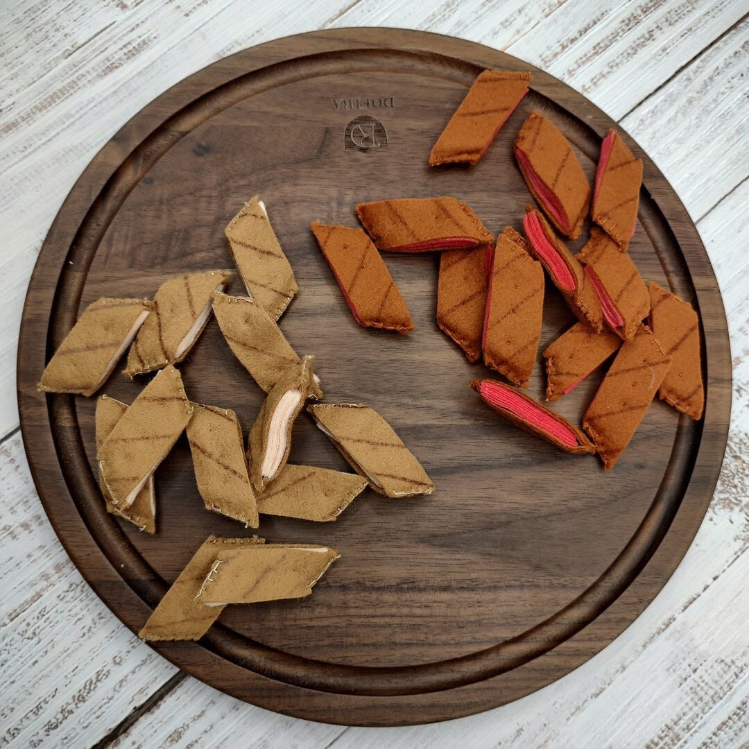 Felt Meat, Chicken Play Food (felt Food, Pretend Play Kids Kitchen ...