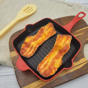Bacon Strips, Felt Breakfast Play Food / Realistic, Pretend Play Kids ...