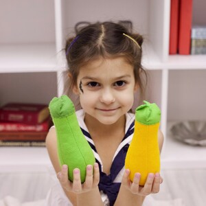 Zucchini Play Food (felt Food, Vegetables, Pretend Play Kids Kitchen ...