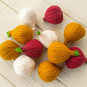 Onion Play Food (felt Food, Vegetables, Fruits, Pretend Play Kids ...