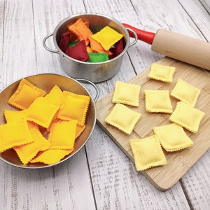 Pasta Ravioli, Play Food (felt Food, Pretend Play Kids Kitchen, Plush ...