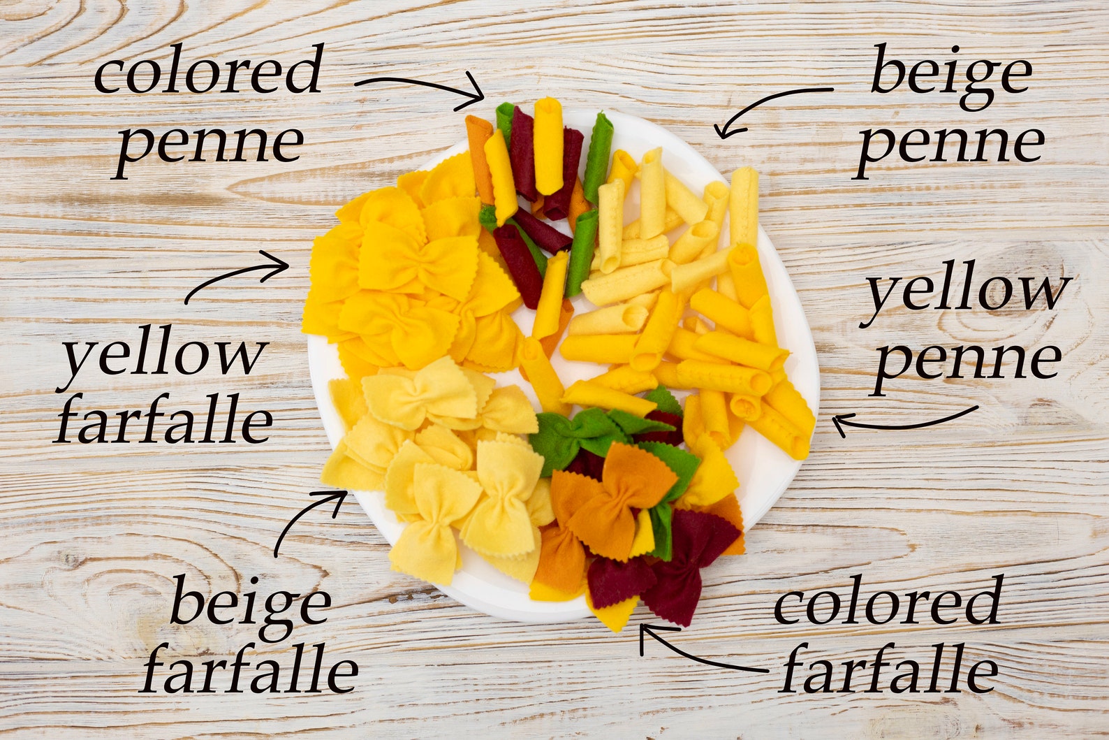 Pasta Set Play Food felt Food, Pretend Play Kids Kitchen, Plush Toy ...