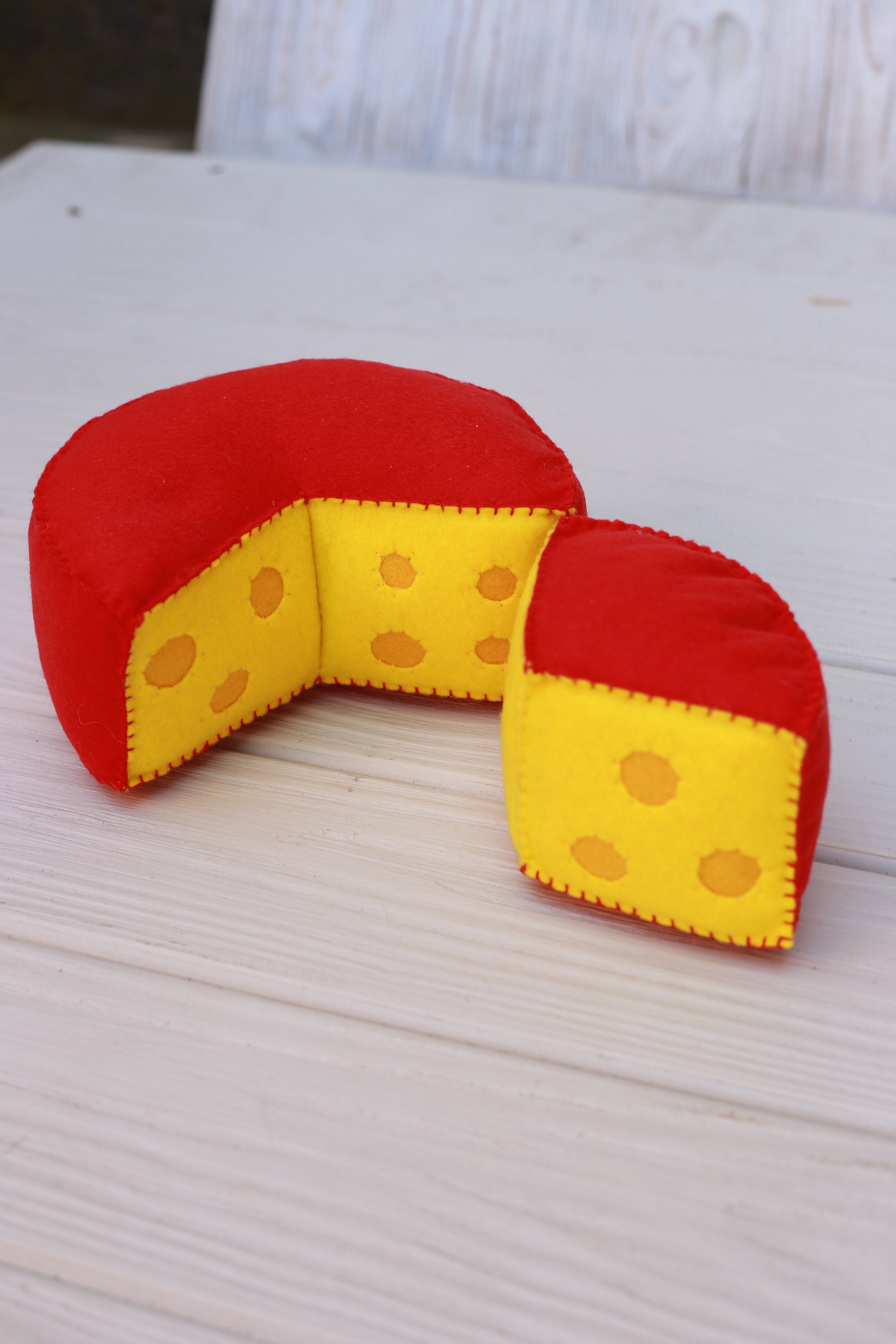Head of Cheese Play Food felt Food Pretend Play Kids - Etsy UK
