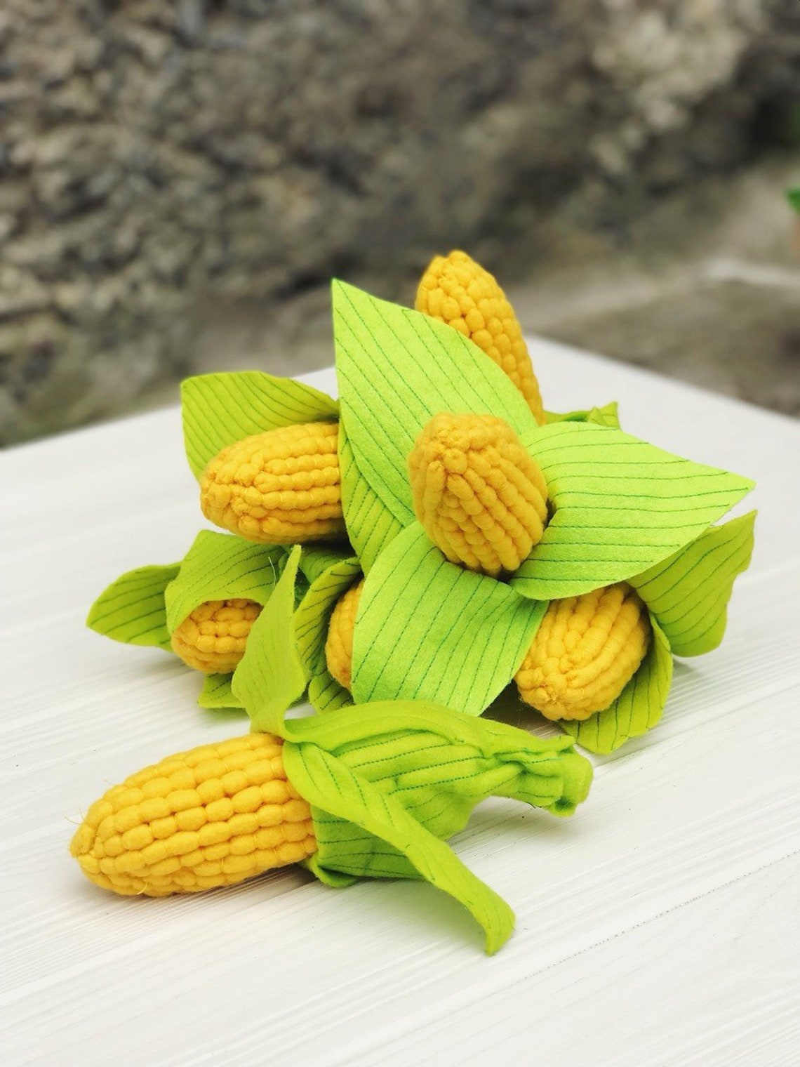 Corn Cob Play Food felt Food Vegetables Pretend Play Kids - Etsy