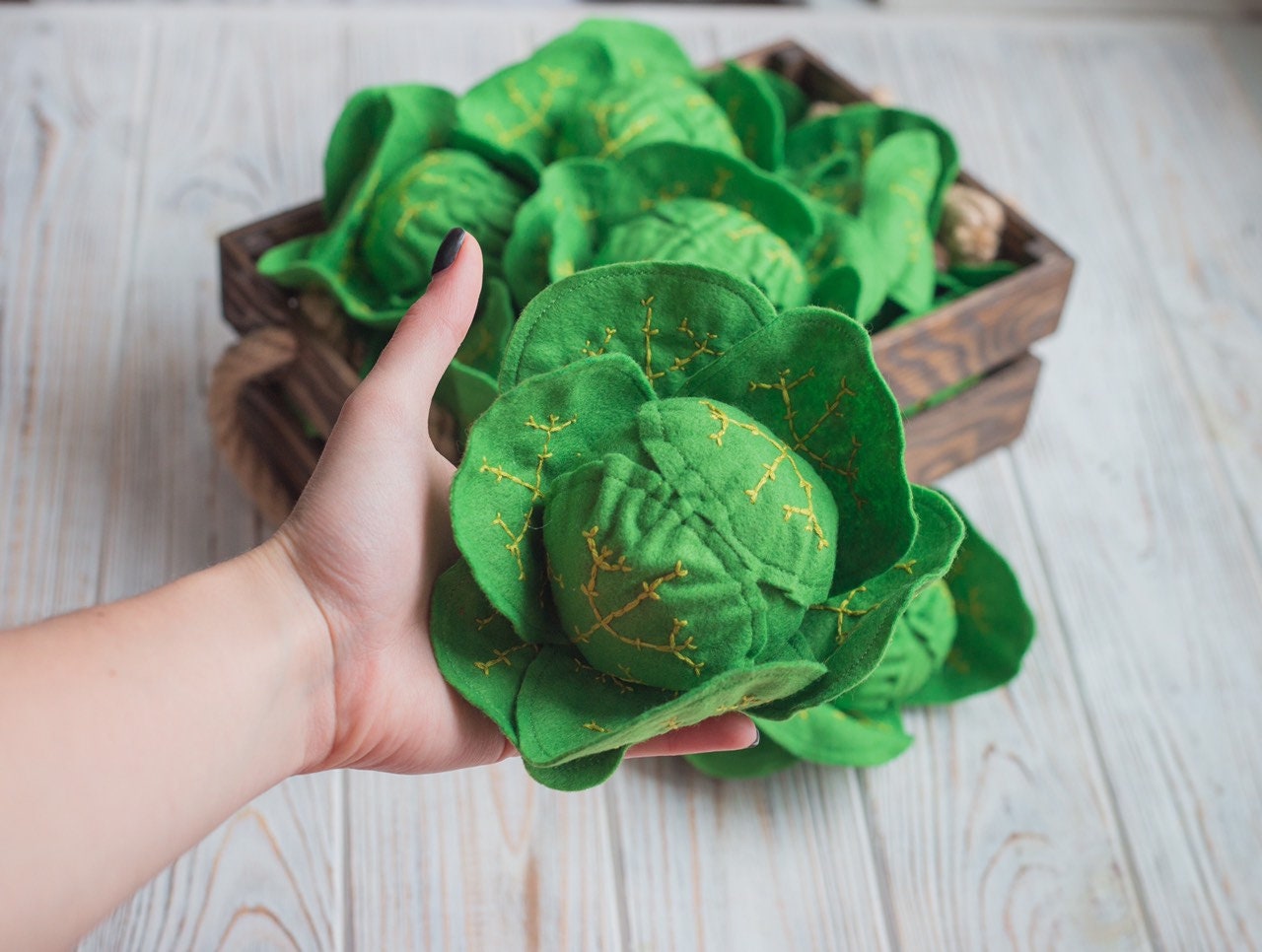 Cabbage Play Food felt Food Vegetable Fruit Pretend Play - Etsy Canada