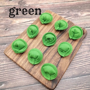 Pasta Tortellini Colored Play Food (felt Food, Pretend Play Kids ...