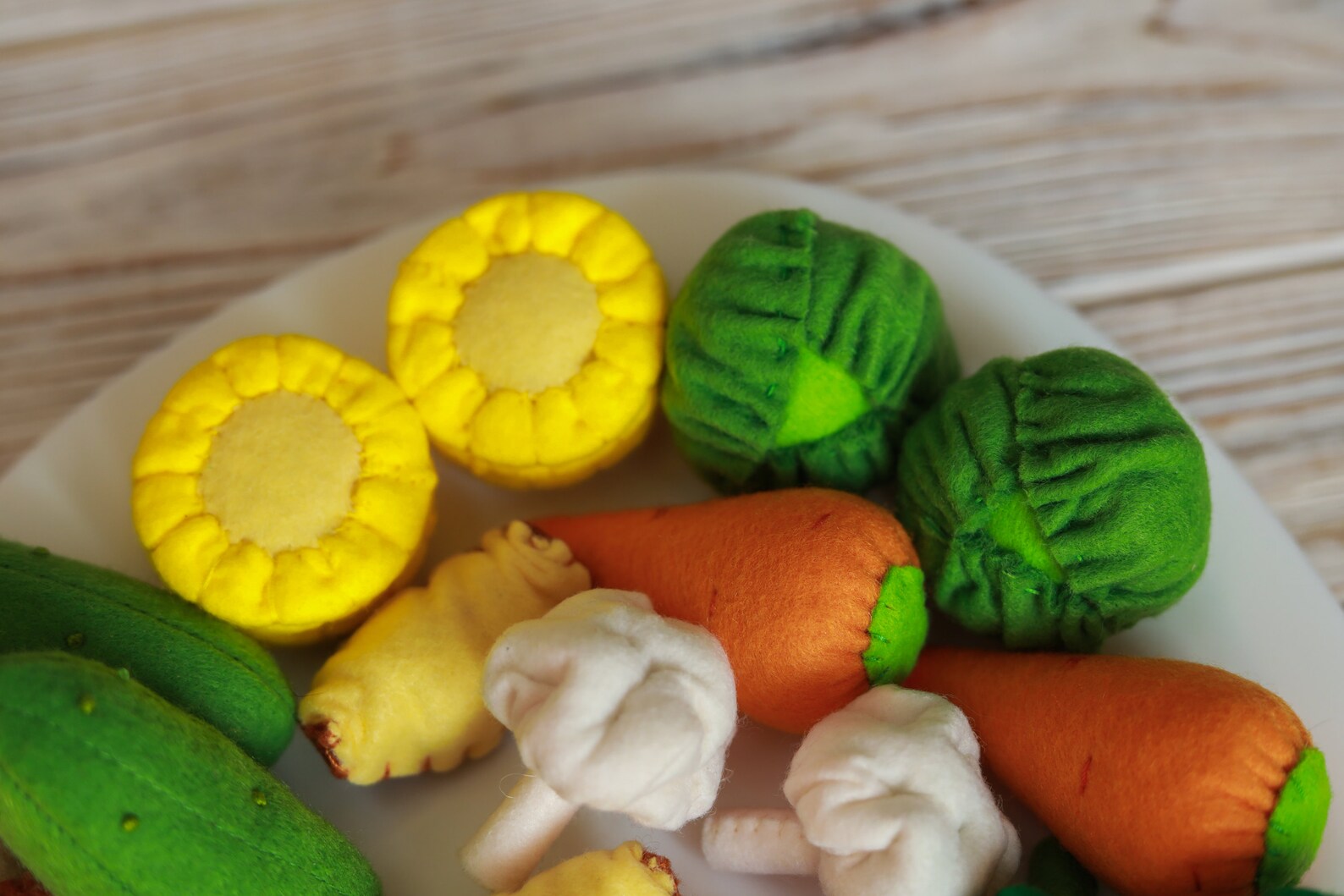 Vegetables Set Play Food felt Food Pretend Play Kids | Etsy Canada