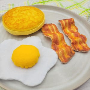 Bacon Strips, Felt Breakfast Play Food / Realistic, Pretend Play Kids ...