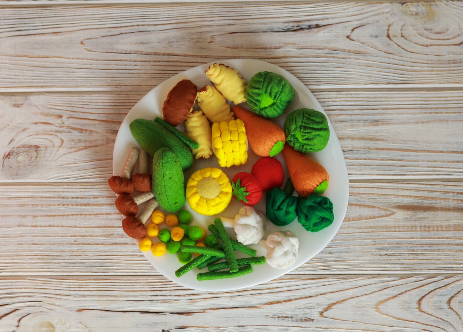 Vegetables Set Play Food felt Food Pretend Play Kids - Etsy