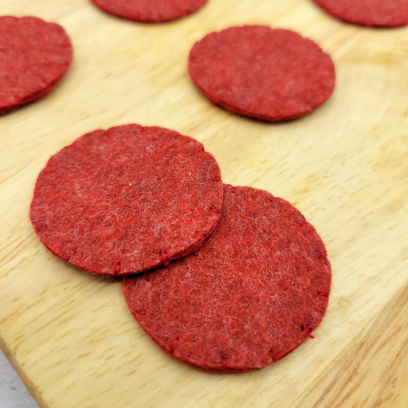 Felt Pepperoni Play Food, Salami (felt Food, Pretend Play Kids Kitchen ...