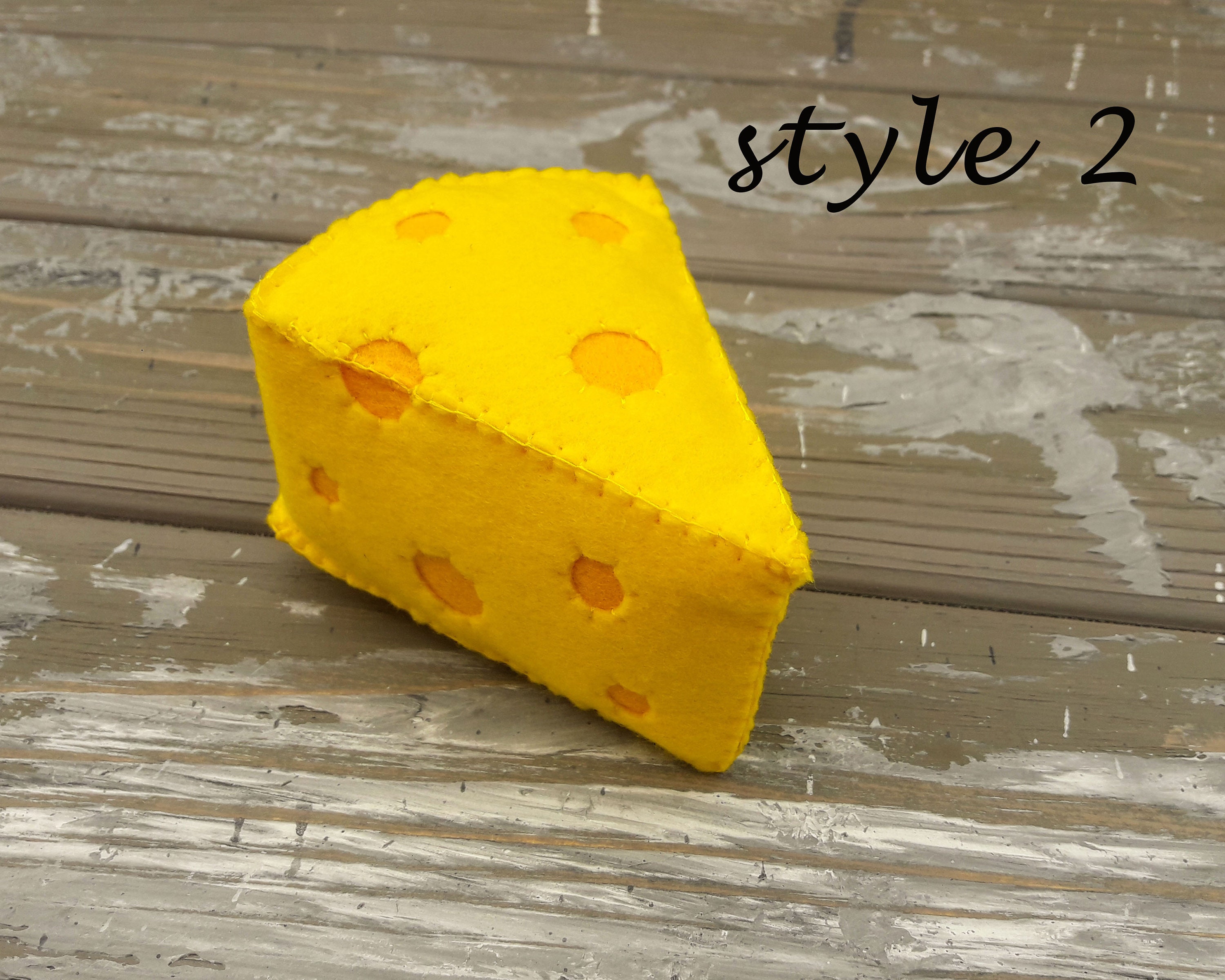 Head of Cheese Play Food felt Food Pretend Play Kids - Etsy UK