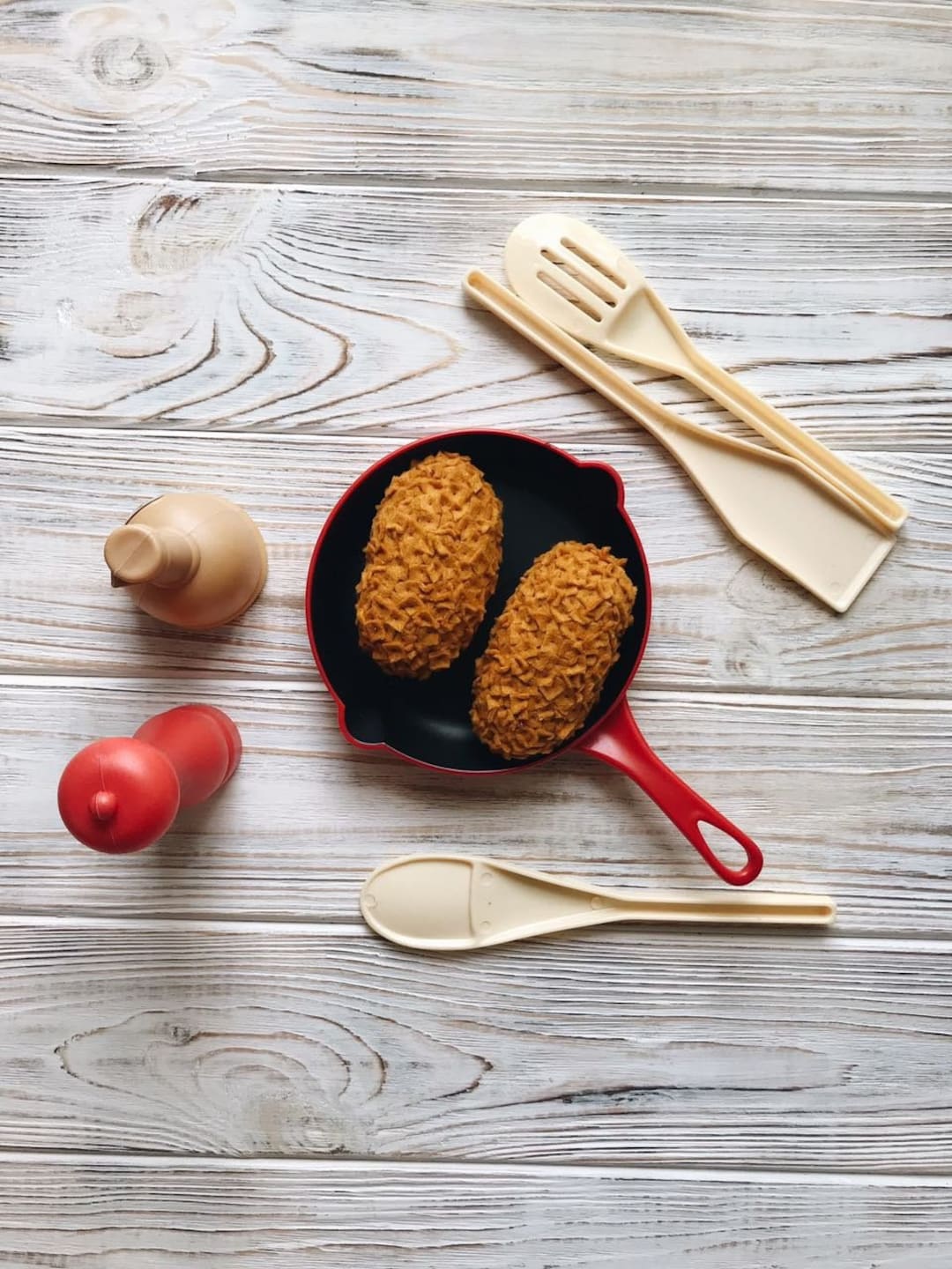 Meat Cutlet, Roast Meat Play Food (felt Food, Pretend Play Kids Kitchen ...