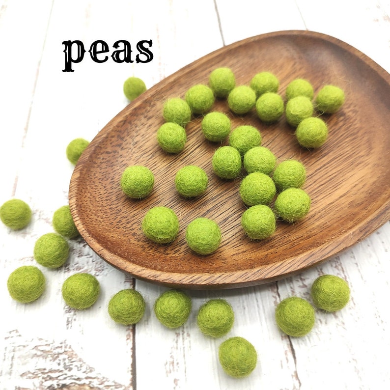 Snap Peas Play Food (felt Food, Pretend Play Kids Kitchen, Plush Toy ...