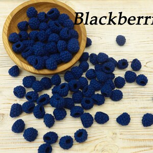 Raspberry Play Food crochet Berries Fruit Pretend Play Kids - Etsy