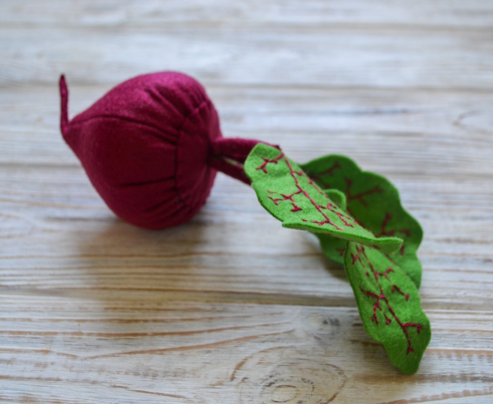 Beetroot play food felt food vegetables pretend play kids - Etsy Polska