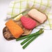 Meat Steak Rib-eye, Roast Steak Play Food / Felt Food, Pretend Play ...